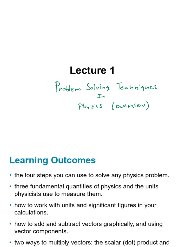 01-Problem Solving Technques | PDF