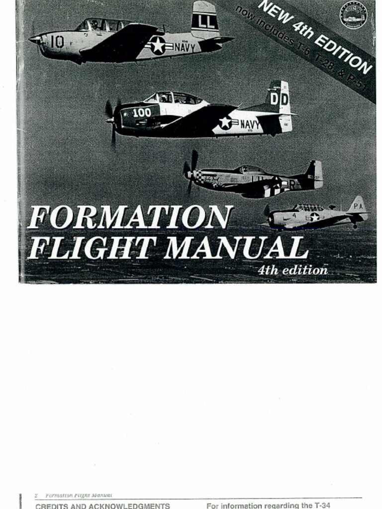 Formation Flying Manual - 4th Edition | PDF