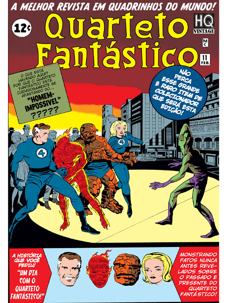 Quarteto Fantástico 011 (1963) | PDF