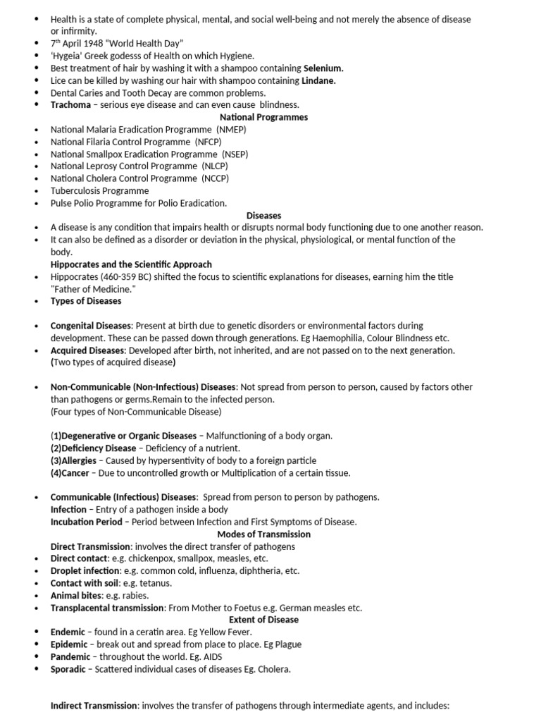 Chapter 15 Health and Hygiene | PDF | Virus | Hepatitis