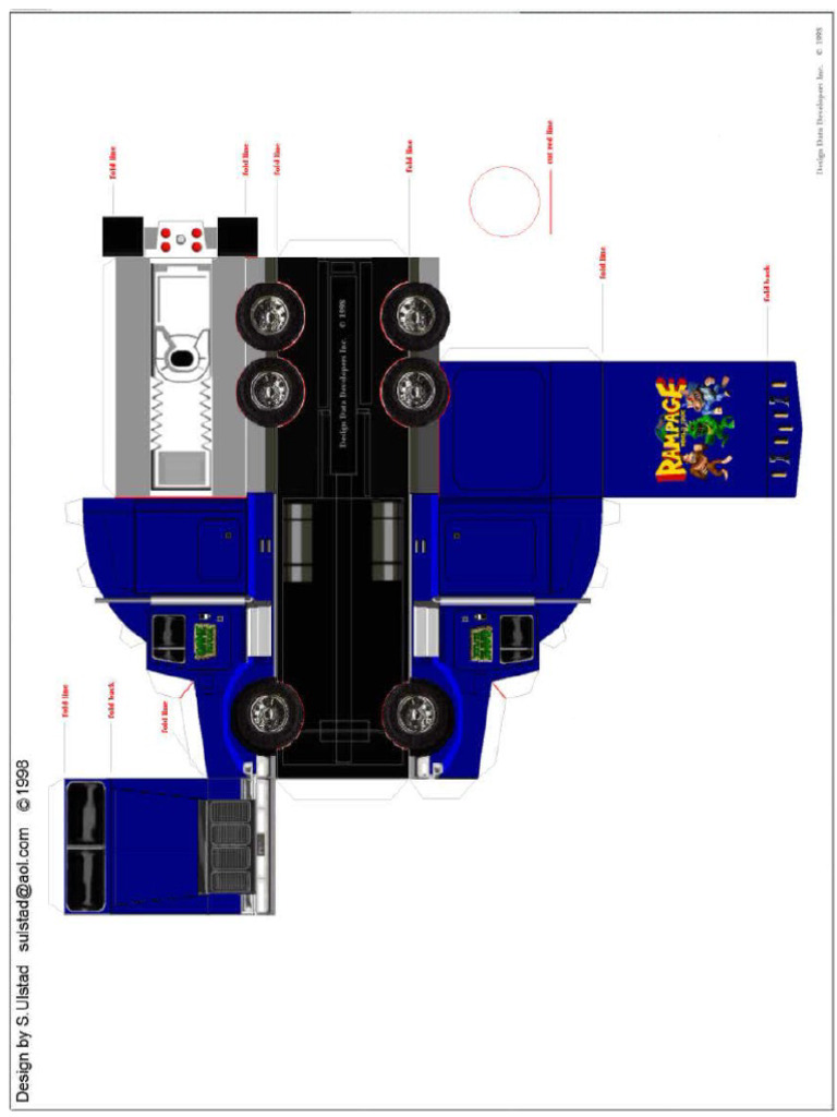 Trailer Azul Armable | PDF