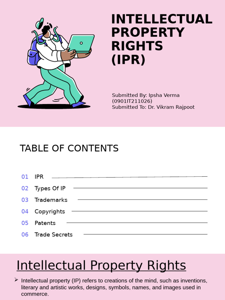 Ipsha IPR Proficiency | PDF | Intellectual Property | Trademark