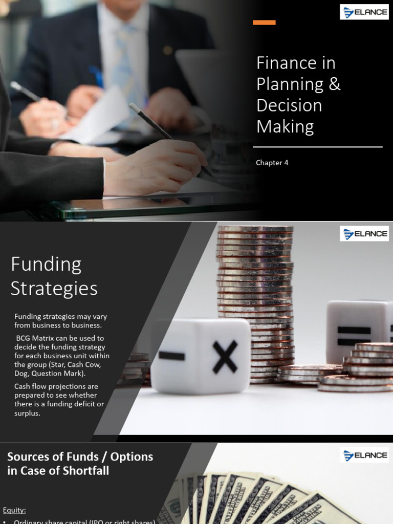 Chapter 4 - Finance in Planning | PDF | Net Present Value | Internal Rate Of Return