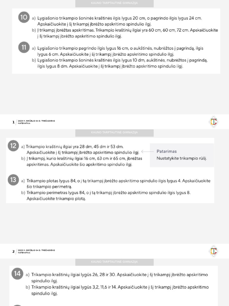 10ab 13 Trigonometrija Nek | PDF