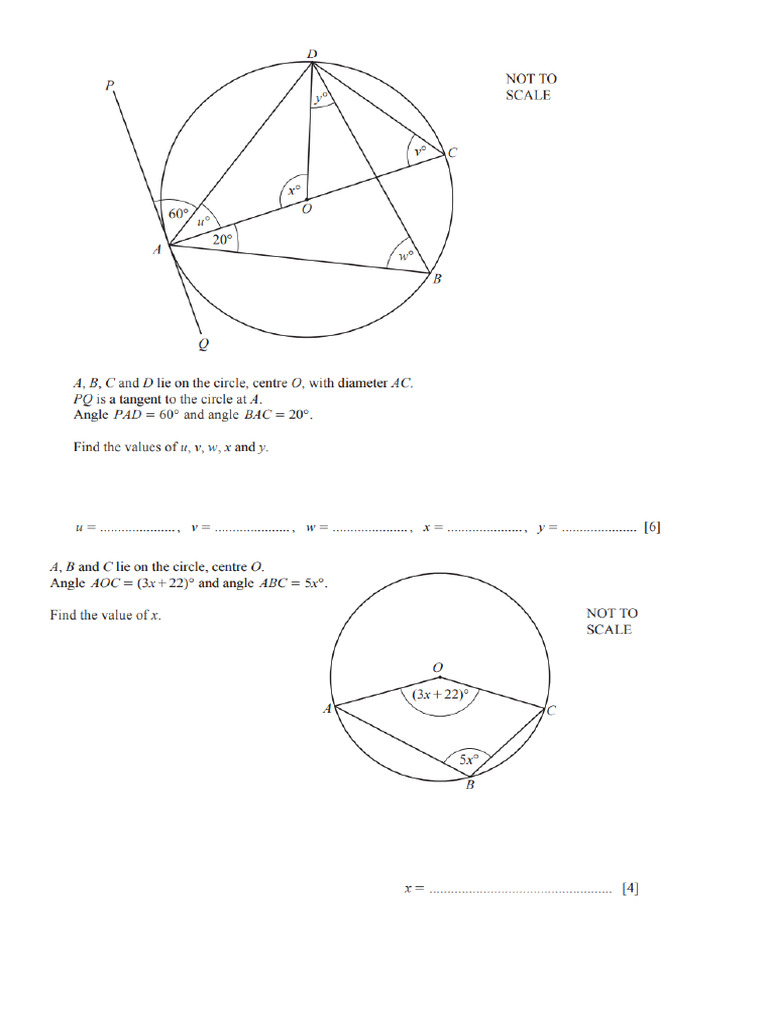 Mock Exercises Symmetry | PDF