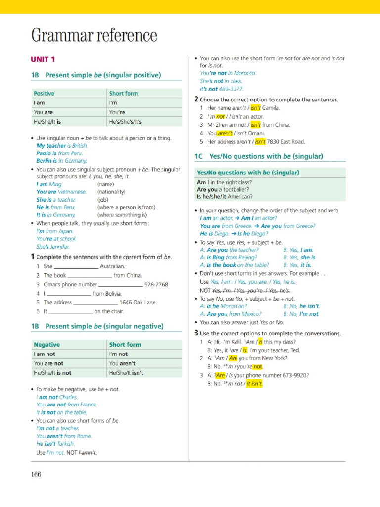 21.2 - Grammar - Review All 12 Units....... | PDF