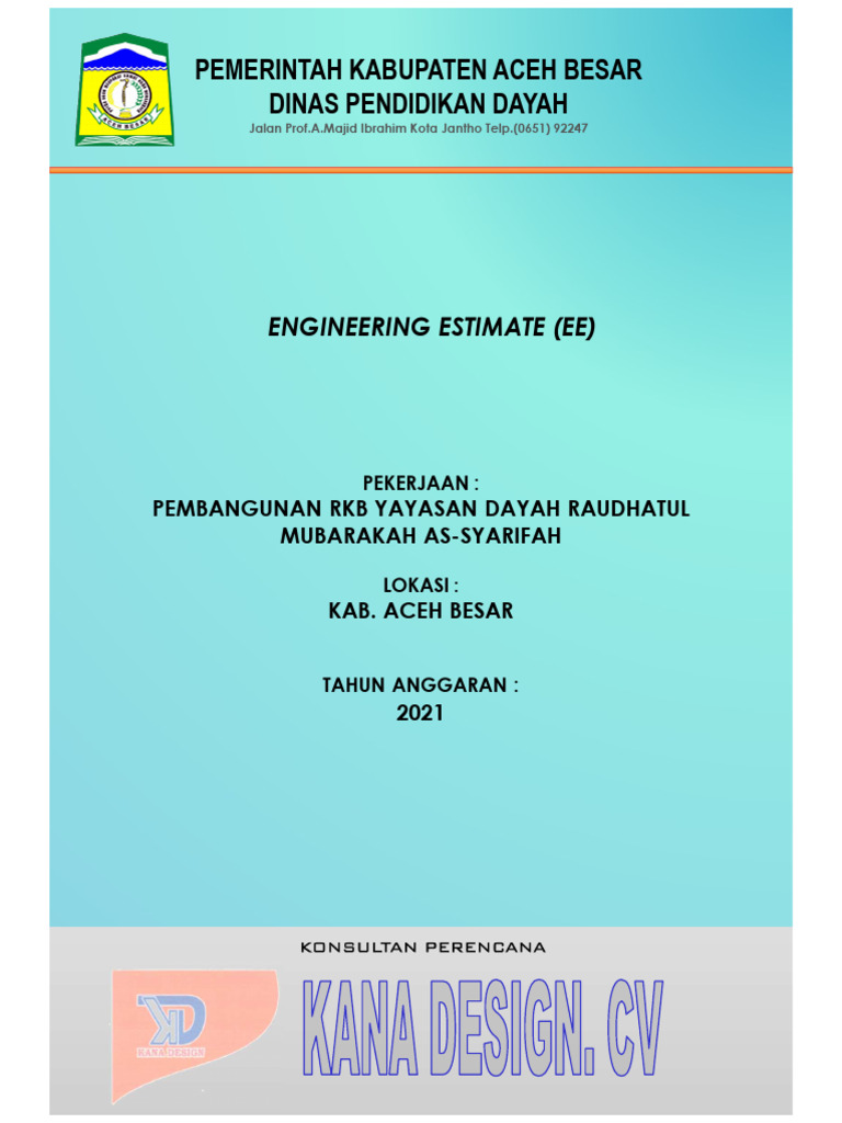 Rab Pembangunan RKB Yayasan Dayah Raudhatul Mubarakah As-Syarifah | PDF