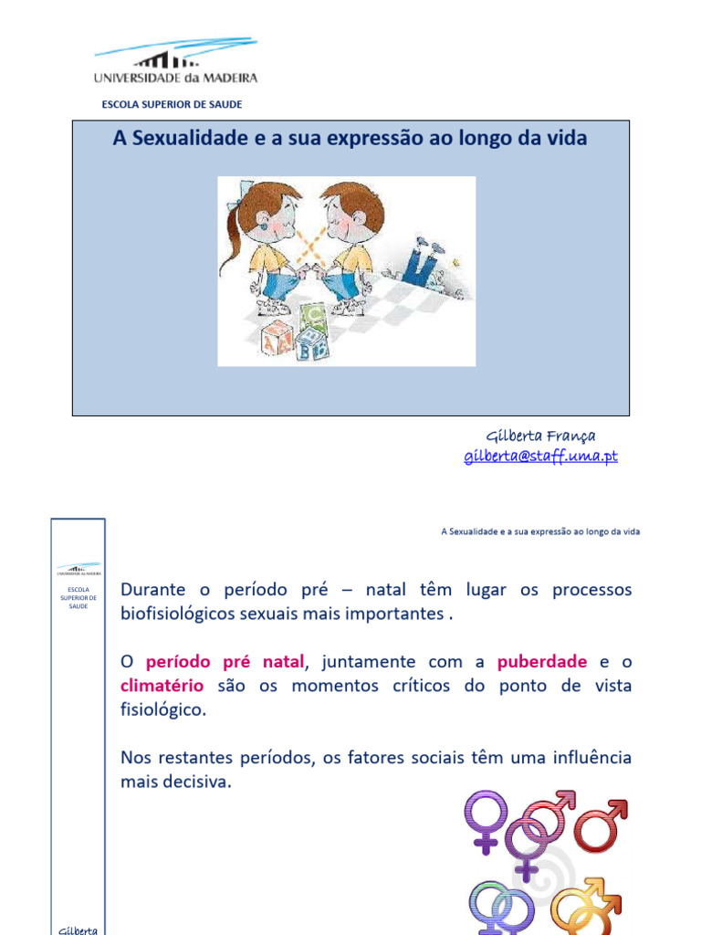 5.a Sexualidade e A Sua Expressao Ao Longo Da Vida | PDF | Menstruação ...