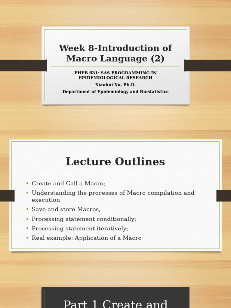 Week 11 - Introduction Fo Marco 2 | PDF | Macro (Computer Science) | Parameter (Computer ...