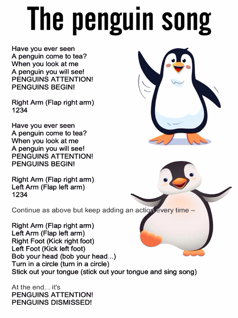 The Penguin Song | PDF
