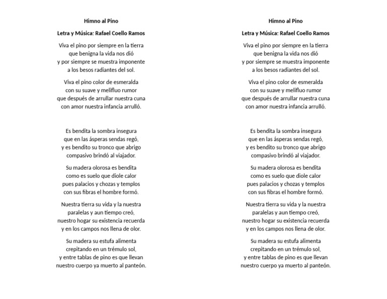 Himno Al Pino | PDF