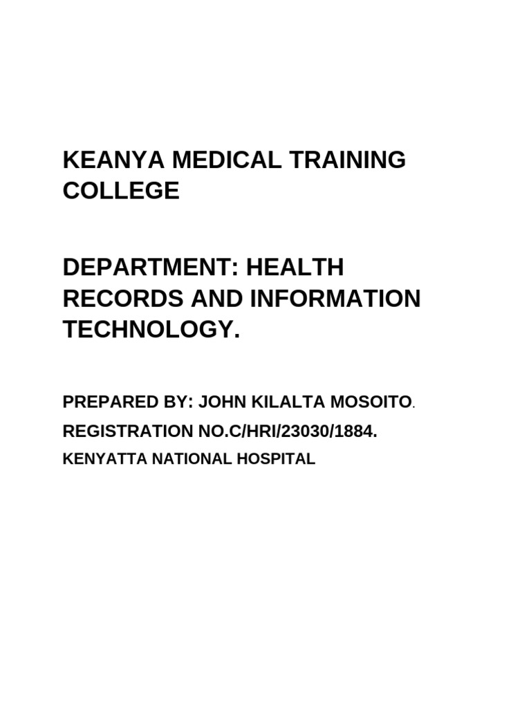 Kenyatta National Hospital Overview | PDF | Hospital | Organ ...
