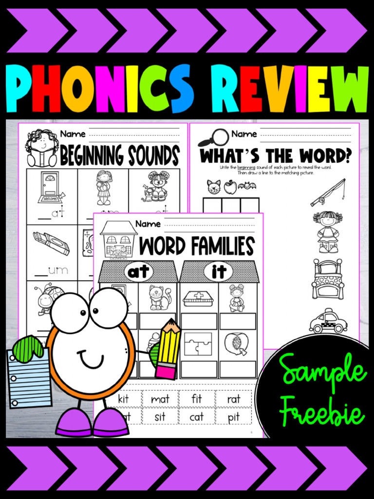 CVCWordsMixedShortVowelsWorksheetsPhonicsReviewFREE 1 | PDF | Reading (Process) | Learning Methods