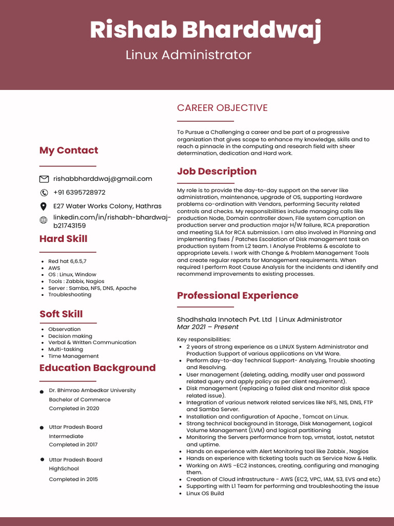 Rishabbharddwaj@ | PDF | Server (Computing) | System Software