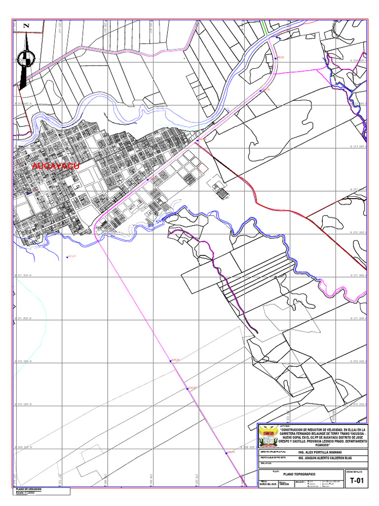 Plano Topografico-ubicacion 1 Vertical | PDF