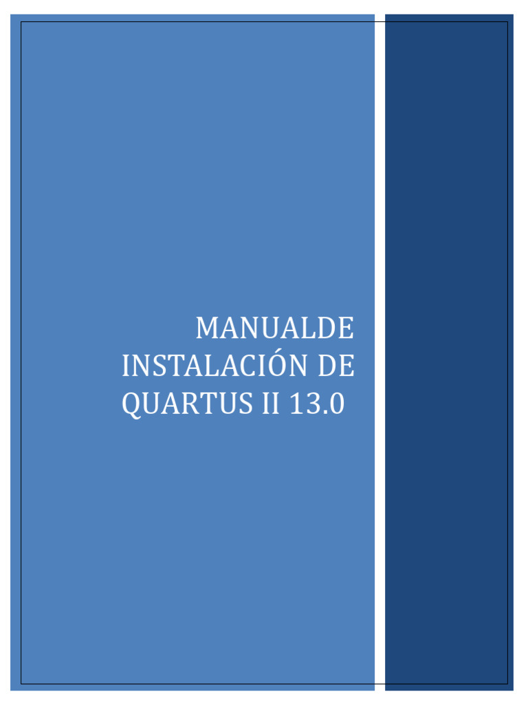 Manual de Quartus II | PDF