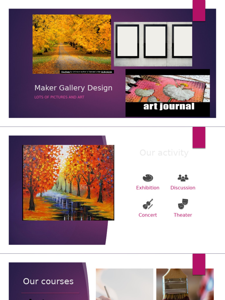 Lesson Presentation Art Gallery | PDF