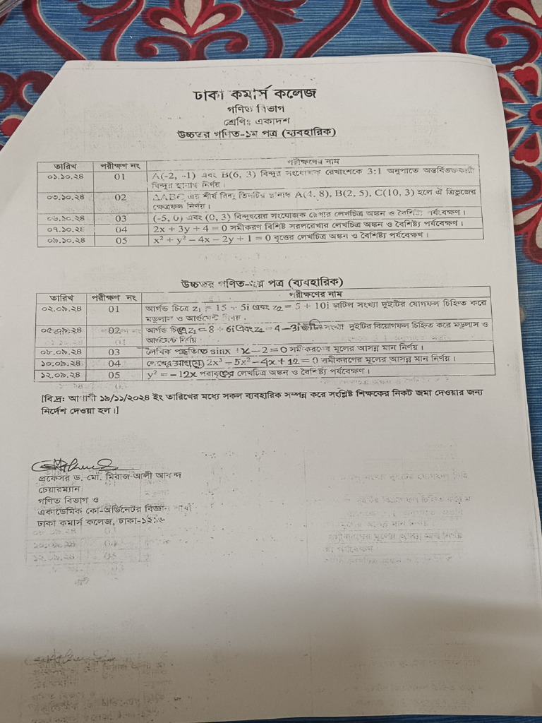 Higher Math 1st Practical | PDF