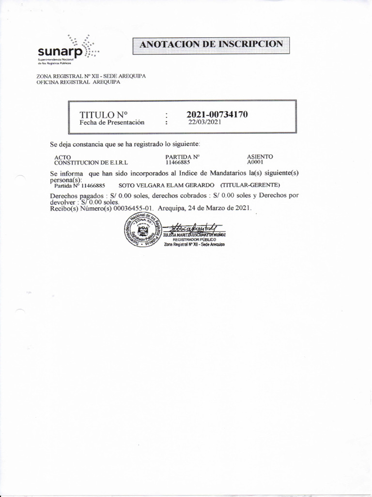 Vigencia de Poder | PDF