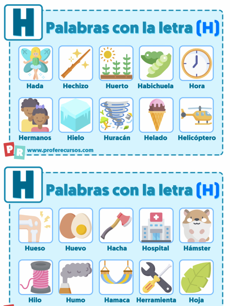 Palabras Con H | PDF