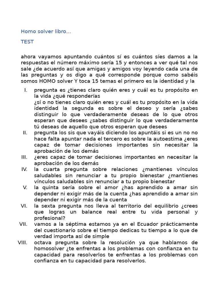 Homo Solver Libro | PDF