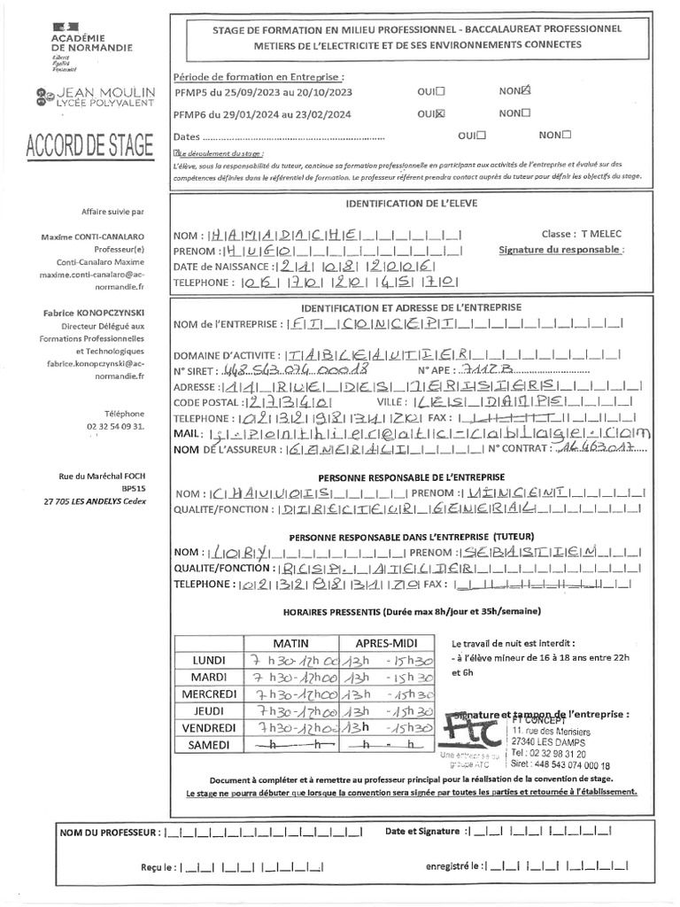 Stage H Hamadache | PDF