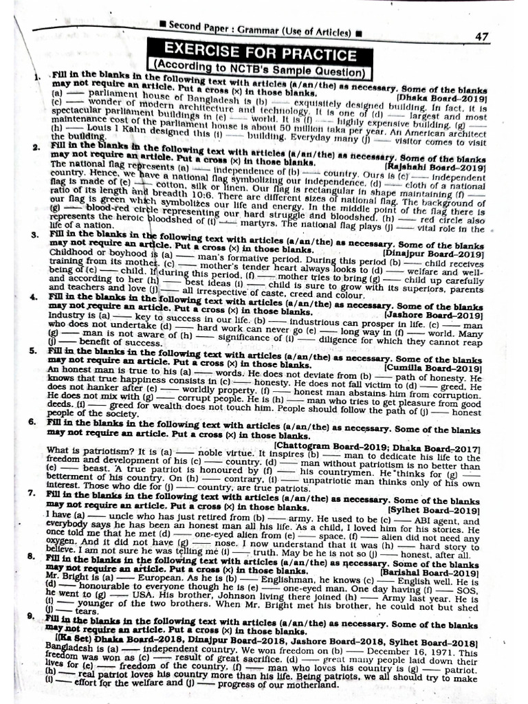 Article - Exercise | PDF