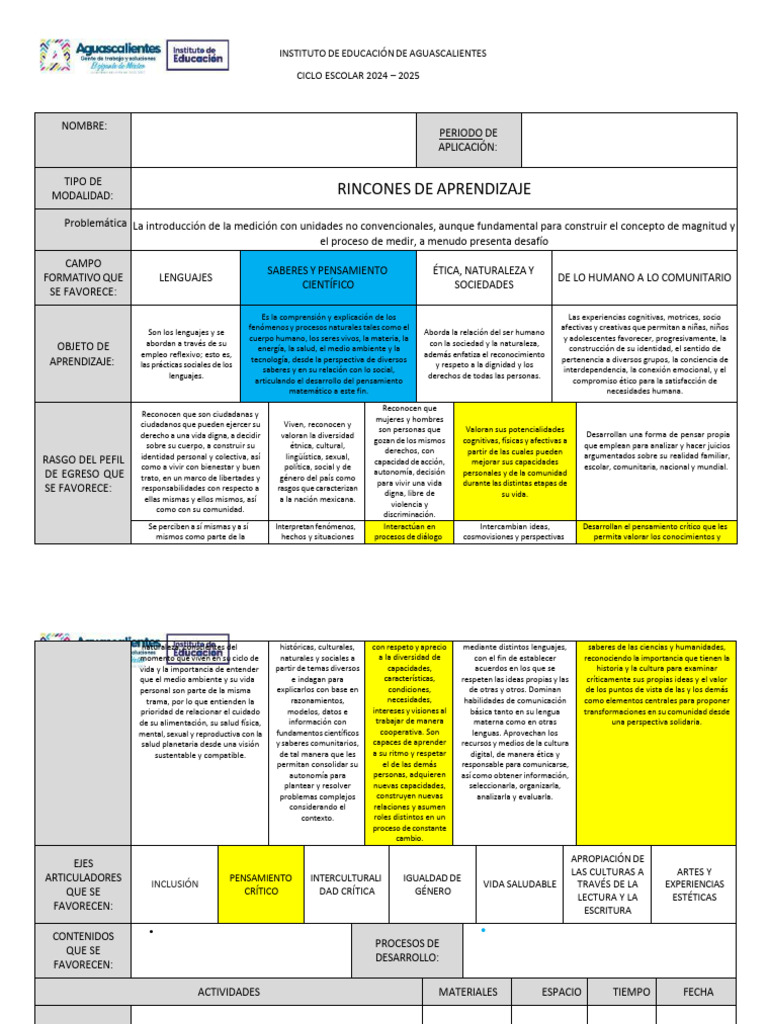 02 Rincon Aprendizaje - Removed-1-2 | PDF | Pensamiento | Aprendizaje