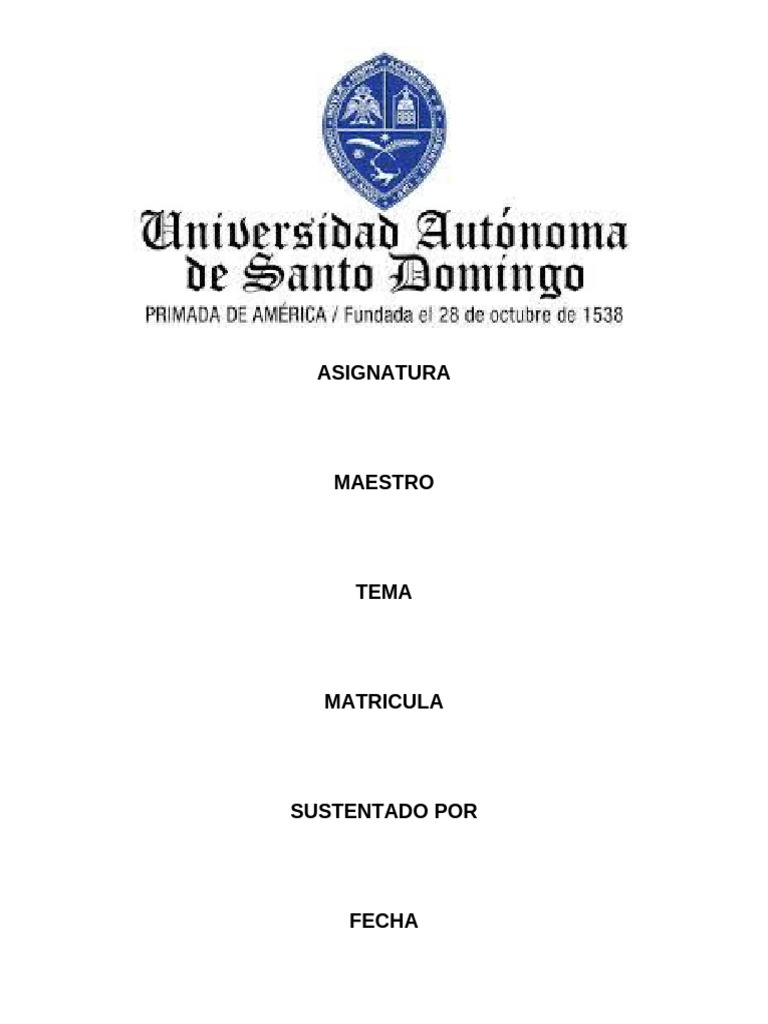 HOJA DE PRESENTACION PARA TRABAJOS | PDF