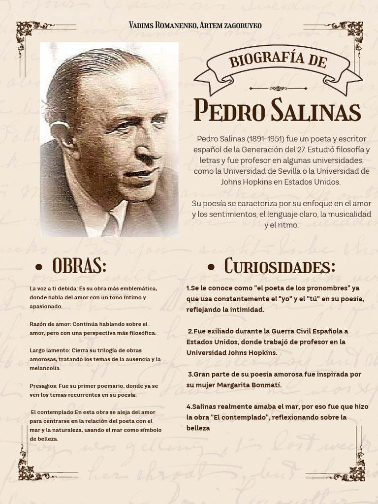 Pedro Salinas | PDF