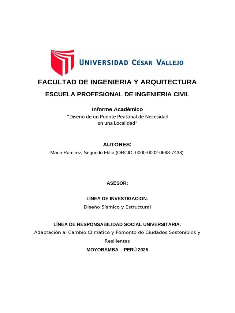 Rcu-Puente Peatonal Info 1 | PDF | Peatonal | Puente