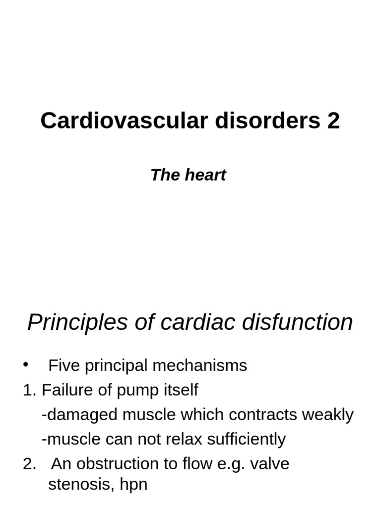 Cardiovascular Disorders 2 | PDF | Heart | Heart Failure