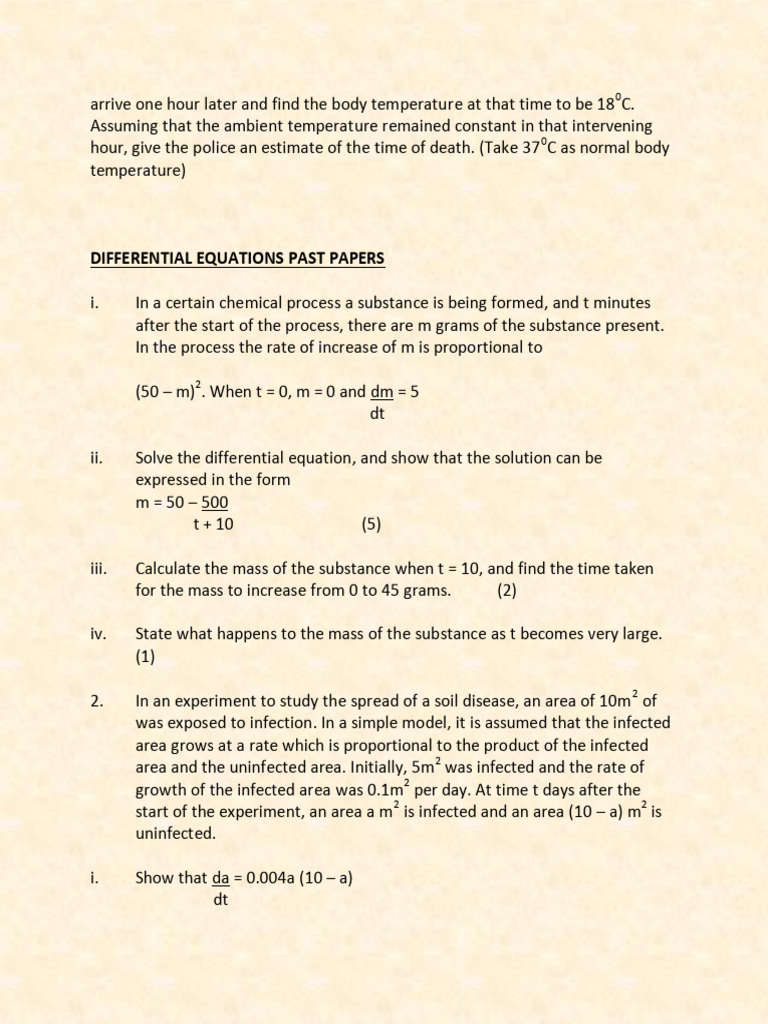 Differentiation Par Part3 Pdf Equations Differential Equations