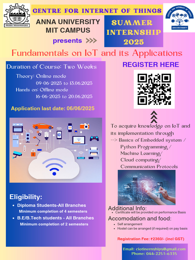 CIOT Summer Internship 2025 | PDF