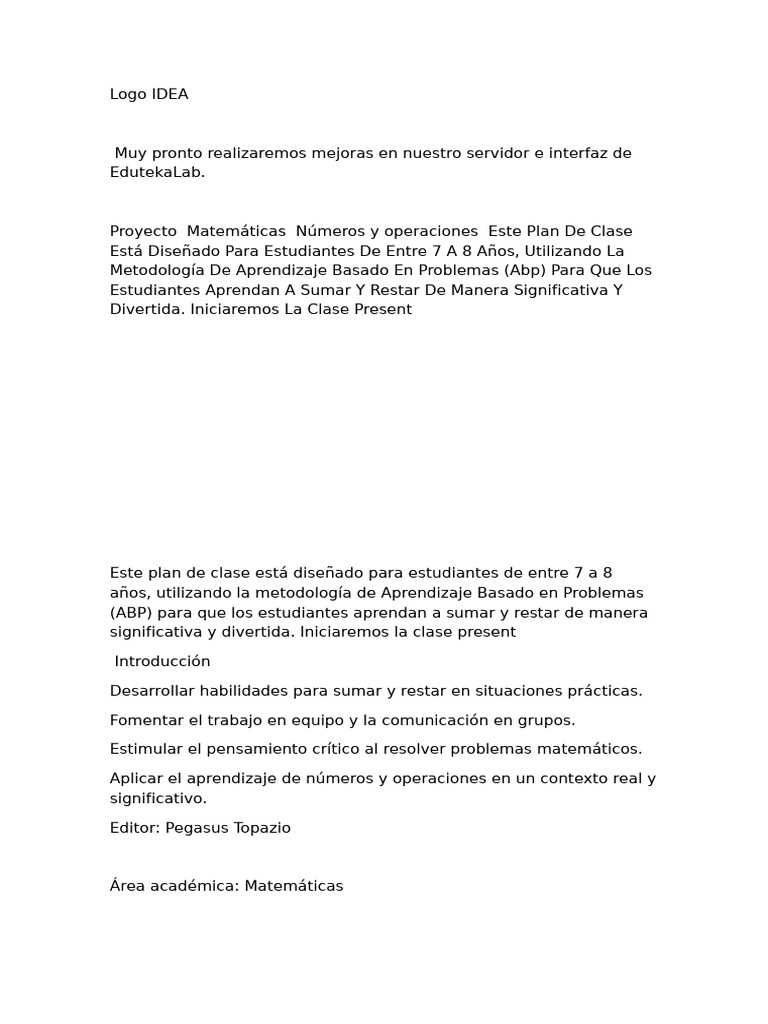 Matemática (Suma-Resta) | PDF | Aprendizaje | Creative Commons