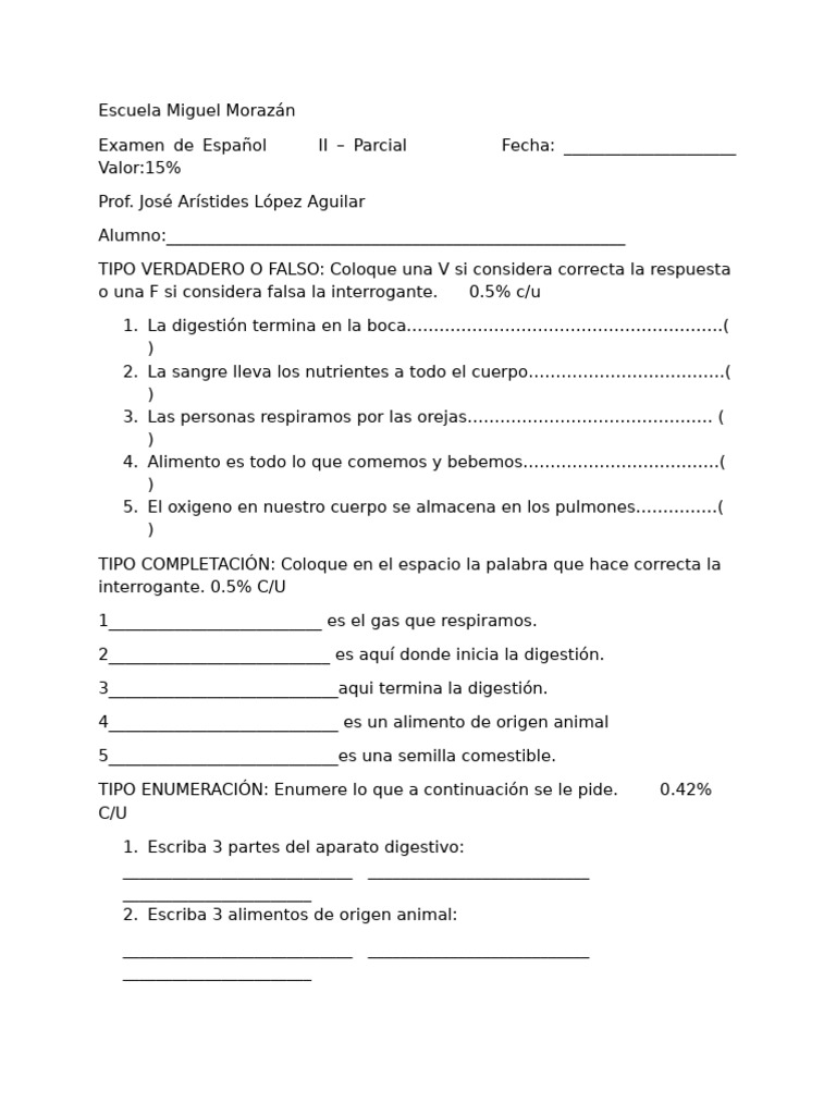 Prueba de CCNN | PDF