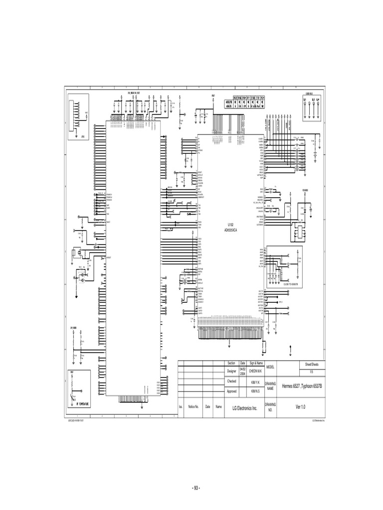 LG Electronics Mobilchips Technical Drawing | PDF