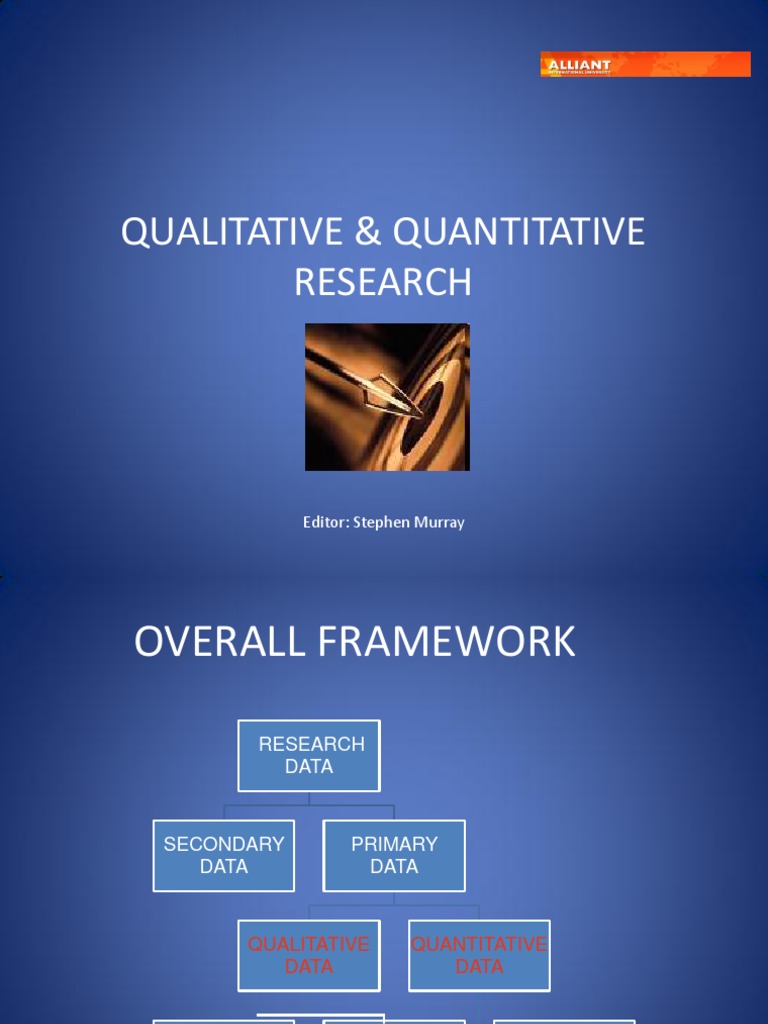 Quantitative Vs Qualitative Research | PDF