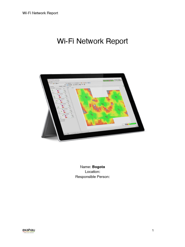 Wi-Fi Network Coverage Analysis Report | PDF | Wi Fi | Wireless Network