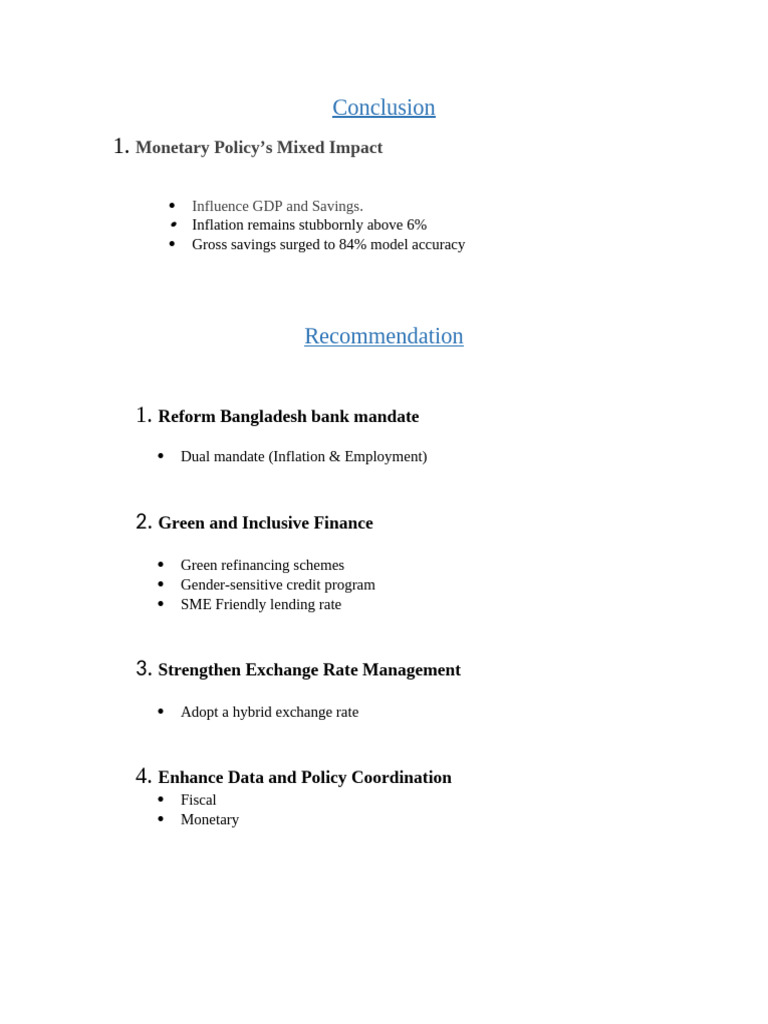 Conclusion & Recommendation | PDF