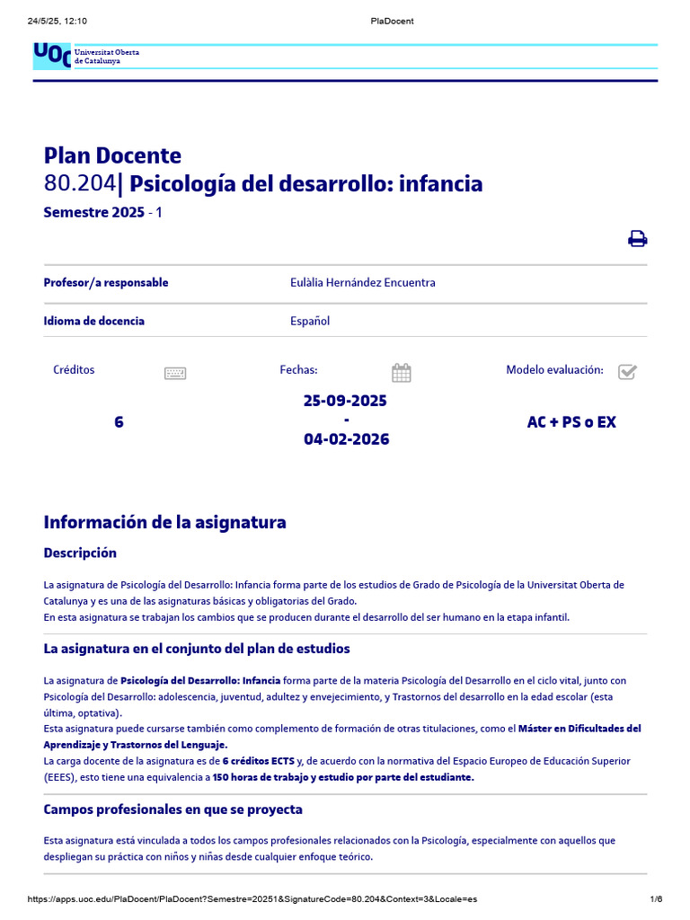 Psicología Del Desarrollo (UOC) | PDF | Aprendizaje | Sicología