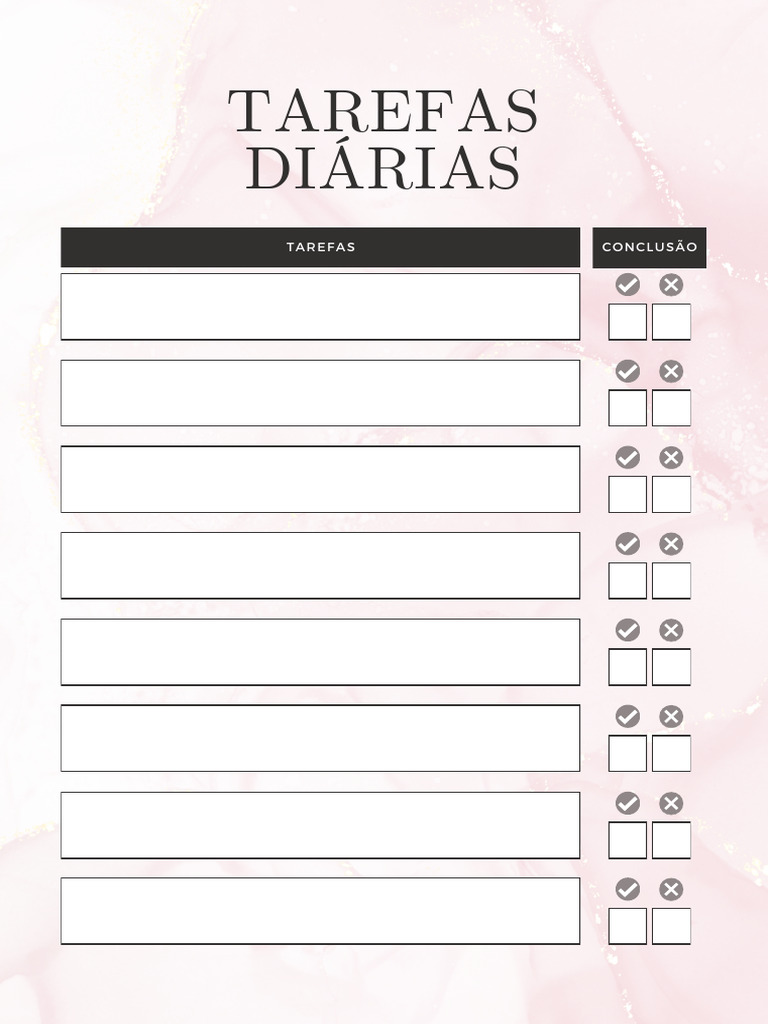 Checklist Tarefas Diárias | PDF