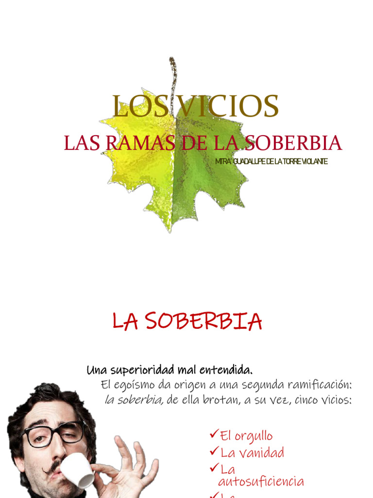 Los Vicios (3) 1. Orgullo | PDF | Orgullo | Sicología