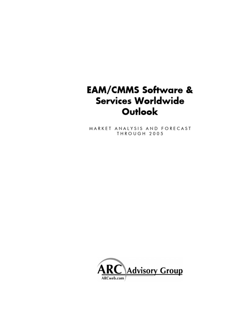 EAM/CMMS Software & Services Worldwide Outlook: Market Analysis and Forecast Through 2005 | PDF ...