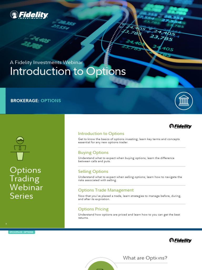 Investments Webinar Introduction To Options | PDF | Option (Finance ...