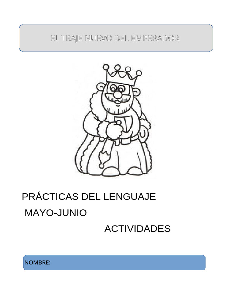 Módulo El Traje Nuevo Del Emperador y Ortografía ACTIVIDADES | PDF