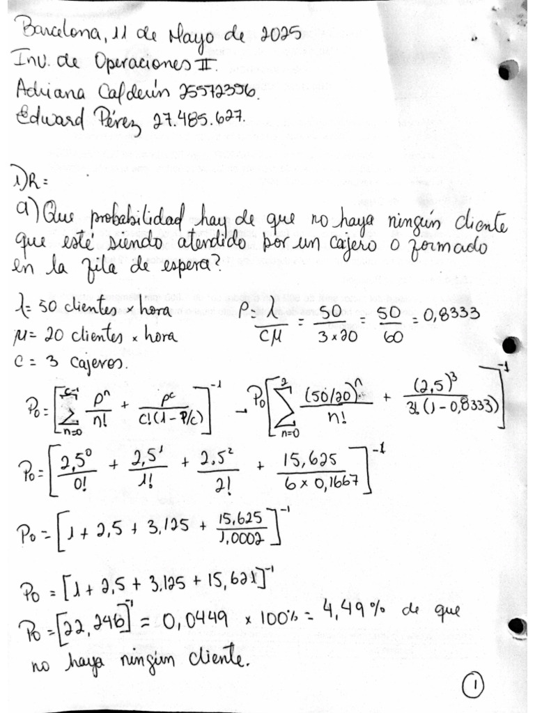 Inv. de Operaciones Ii | PDF