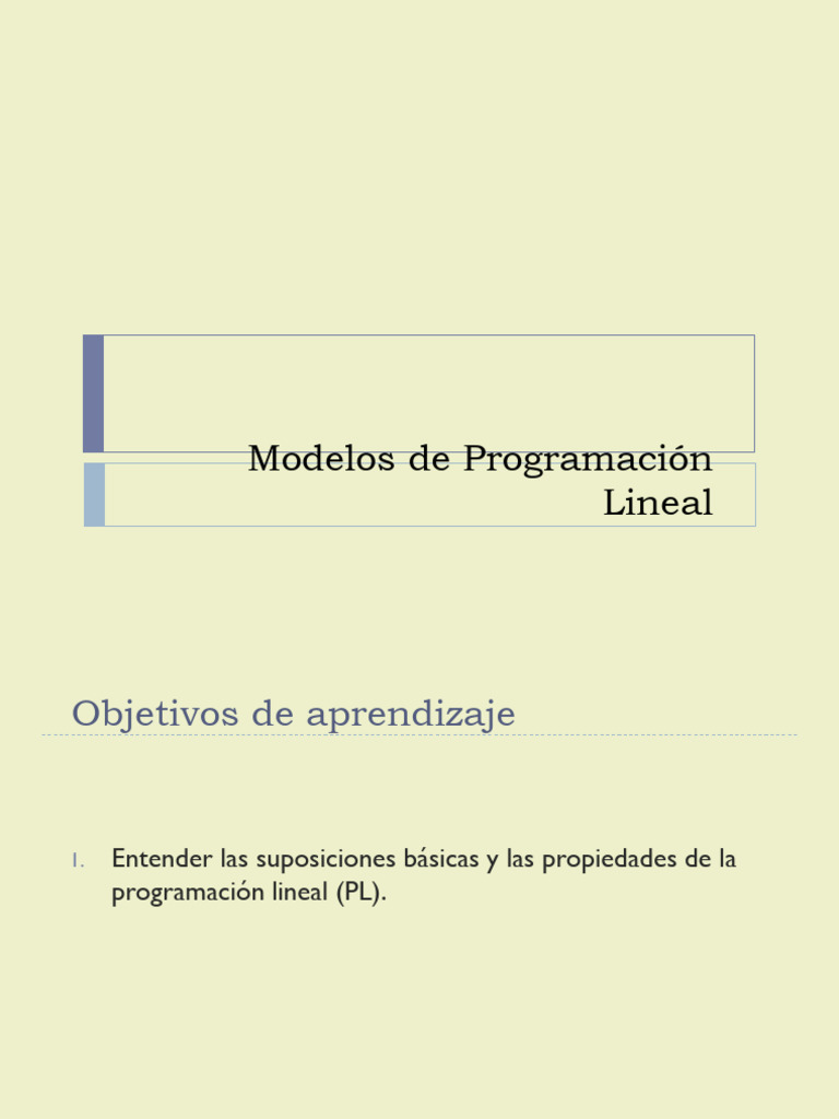 Programación Lineal: Maximizar Utilidad | PDF | Programación lineal