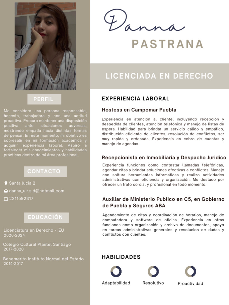 CV Danna Pastrana | PDF