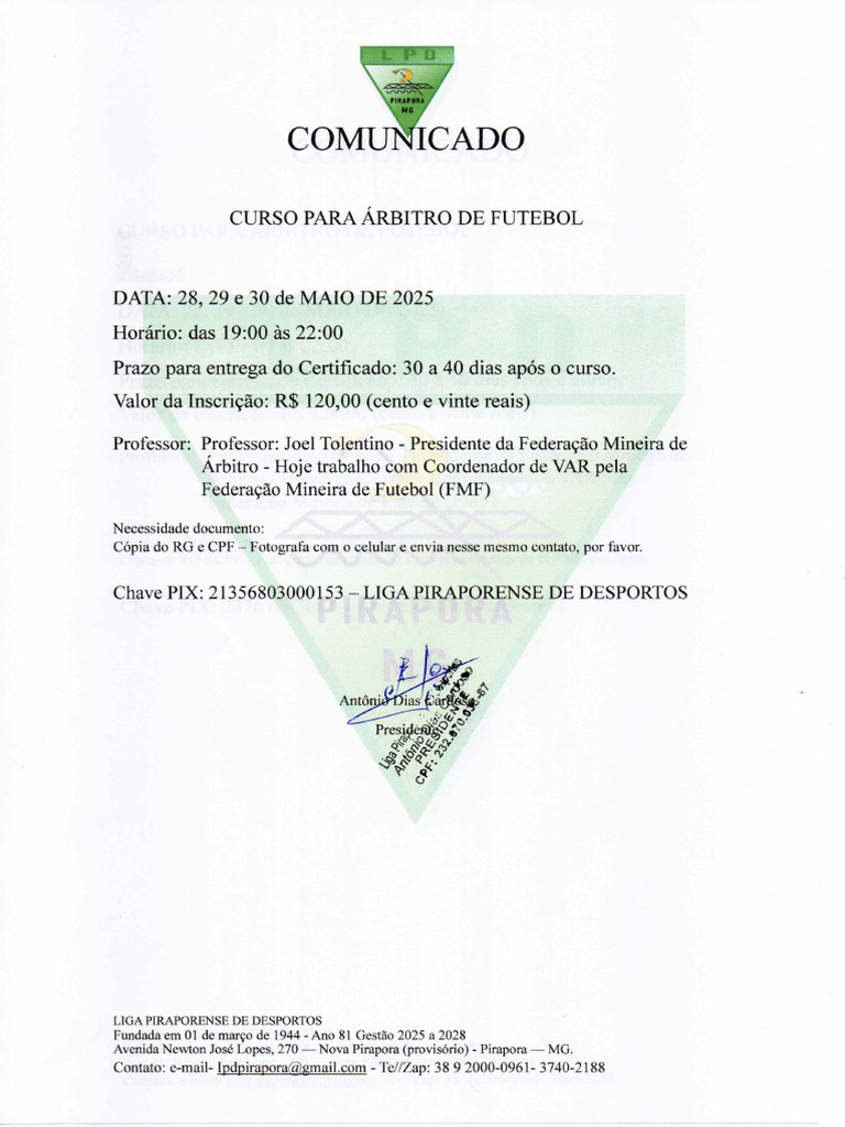 Comunicado Atualizado | PDF